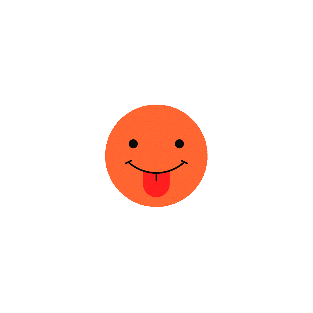 Orange smiley face - Elements | CandyMustache